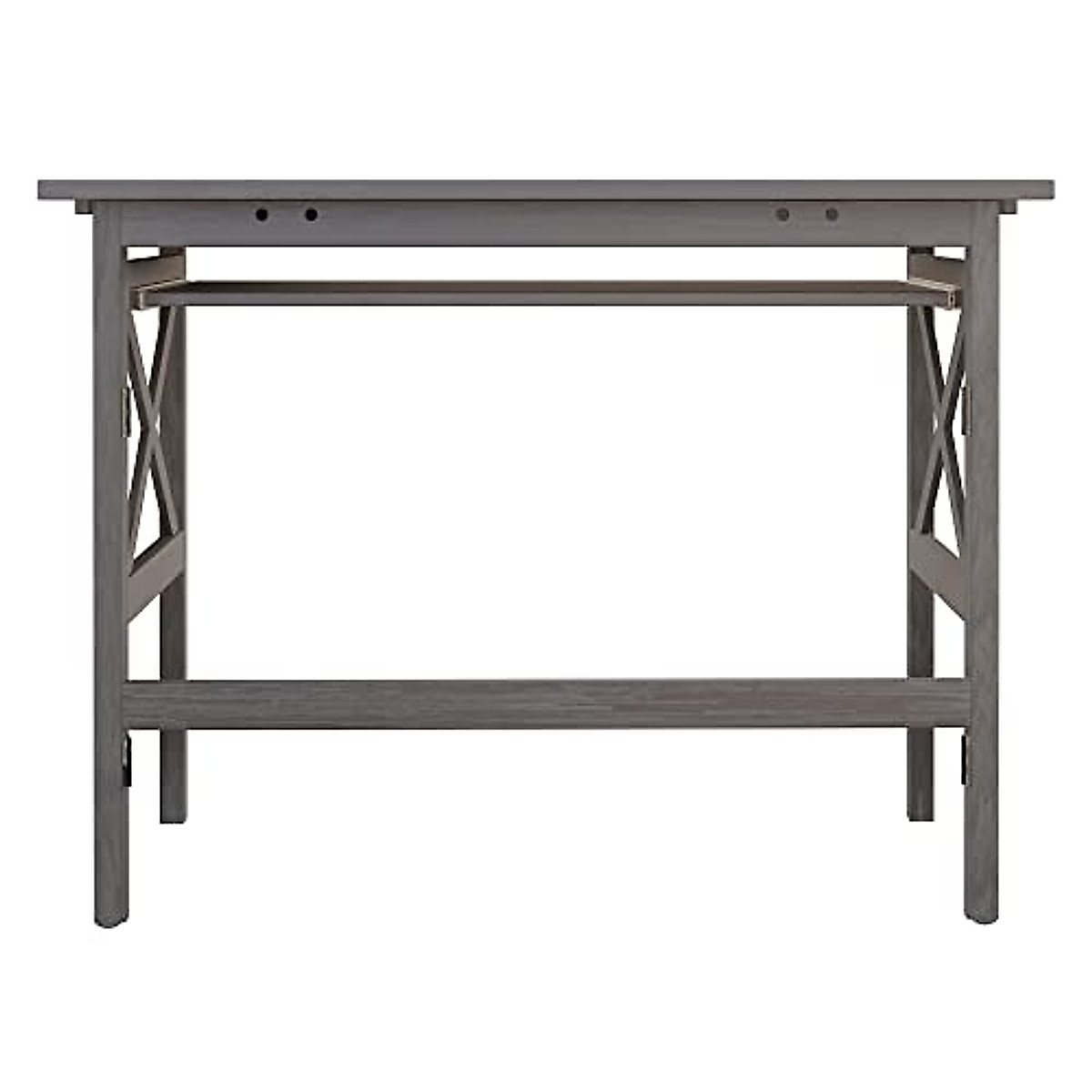 Winsome Wood Xander Computer Desk, Oyster Gray