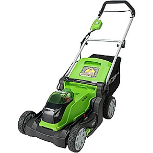 Greenworks 40V 17 inch Cordless Lawn Mower,Tool Only, MO40B01