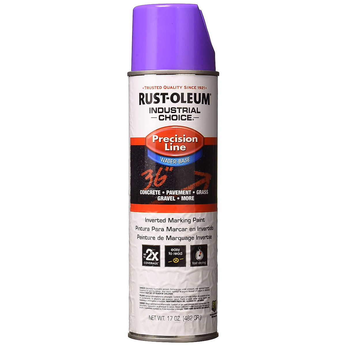 RUST-OLEUM 1869838 Fluorescent Purple Marking