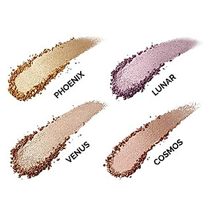 Aesthetica Starlite Highlighter - Metallic Shimmer Highlighting Makeup Powder - Cosmos (Sparkling Rose Gold)