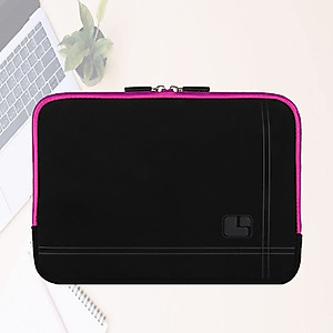 Water Resistant Neoprene 15 inch Laptop Computer Sleeve Bag for HP Pavilion 15.6, HP Envy/OMEN, LG Gram 15Z990, Lenovo Flex