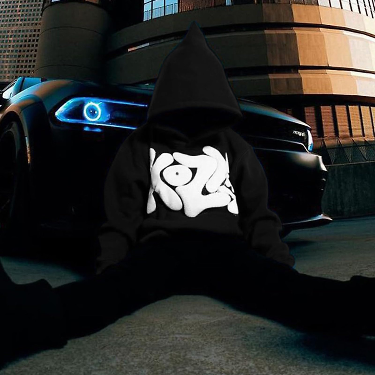 BLUBUKLKUN black women friday deals Kozy Hoodie Y2K Sweatshirt for Men Streetwear Hoodies Graphic Cropped Hoodie Men Unisex Long Sleeve Trendy (Black, S)