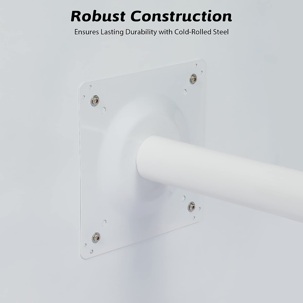 VONLUCE Modern Square Dining Table for 2 and 4 Person, 32 Inch Small Pedestal Kitche Dinner Table, Mid Century Style with 220lb Capacity, White