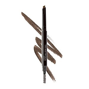 Wet n Wild Ultimate Eyebrow Retractable Definer Pencil, Medium Brown, Dual-Sided Brow Brush, Fine Tip, Shapes, Defines, Fills Brow Makeup
