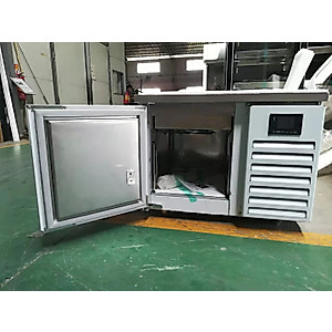 Kolice Commercial 3 Trays Blast Chiller, Blast Freezer, Chest Freezer, Batch Freezer for Hard ice Cream, Chicken, Fish, Dessert, Pastry, etc. -31°F