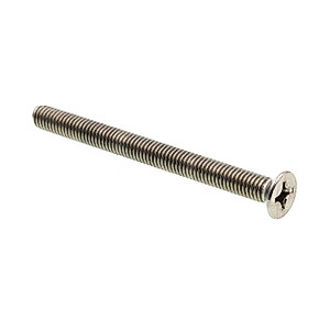 Prime-Line 9121635 Machine Screws, Metric, Flat Head, Phillips Drive, M6-1.0 X 70MM (5 Pack)