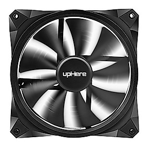 uphere 140mm Case Fan 3-Pack Computer Case Fan with Advanced Hydraulic Bearing for Silent Operation Standard 140 mm Case Fan 3 Pack with 3 Pin & Molex /(BK143-3)