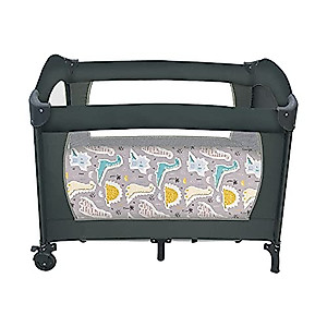 Babygoal Pack n Play Baby Play Playard Sheets,Organic Cotton,2 Pack Portable Playard Mattress Cover 27x39x4 inches,2CYXW12-B