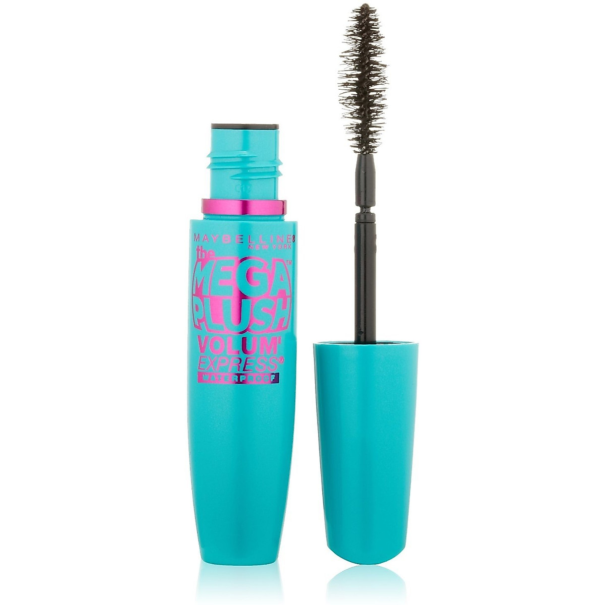Maybelline New York Volum' Express The Mega Plush Waterproof Mascara, Brownish Black [276] 0.30 oz