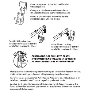 Prime-Line U 9920 Security Bar For Sliding Patio Doors, Adjustable, Aluminum Construction With Aluminum Finish (Single Pack)