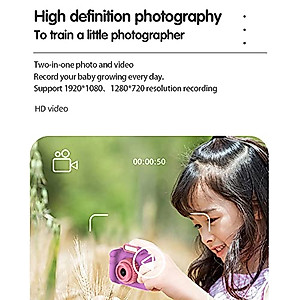 Cute Mini Selfie Camera 4000W Pixel Digital Toy for Boys Girls Students, Digital Camera Screen Kids Camcorde with Soft Lighting Eye Protection Christmas Birthday Festival Gift