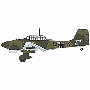 Airfix Junkers Ju87R-2/B-2 Stuka 1:48 WWII Military Aviation Plastic Model Kit A07115, Red