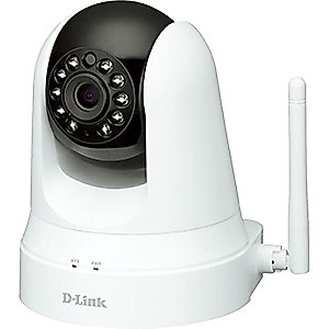 D-Link Pan & Tilt Wi-Fi Camera (DCS-5020L),White, 480p