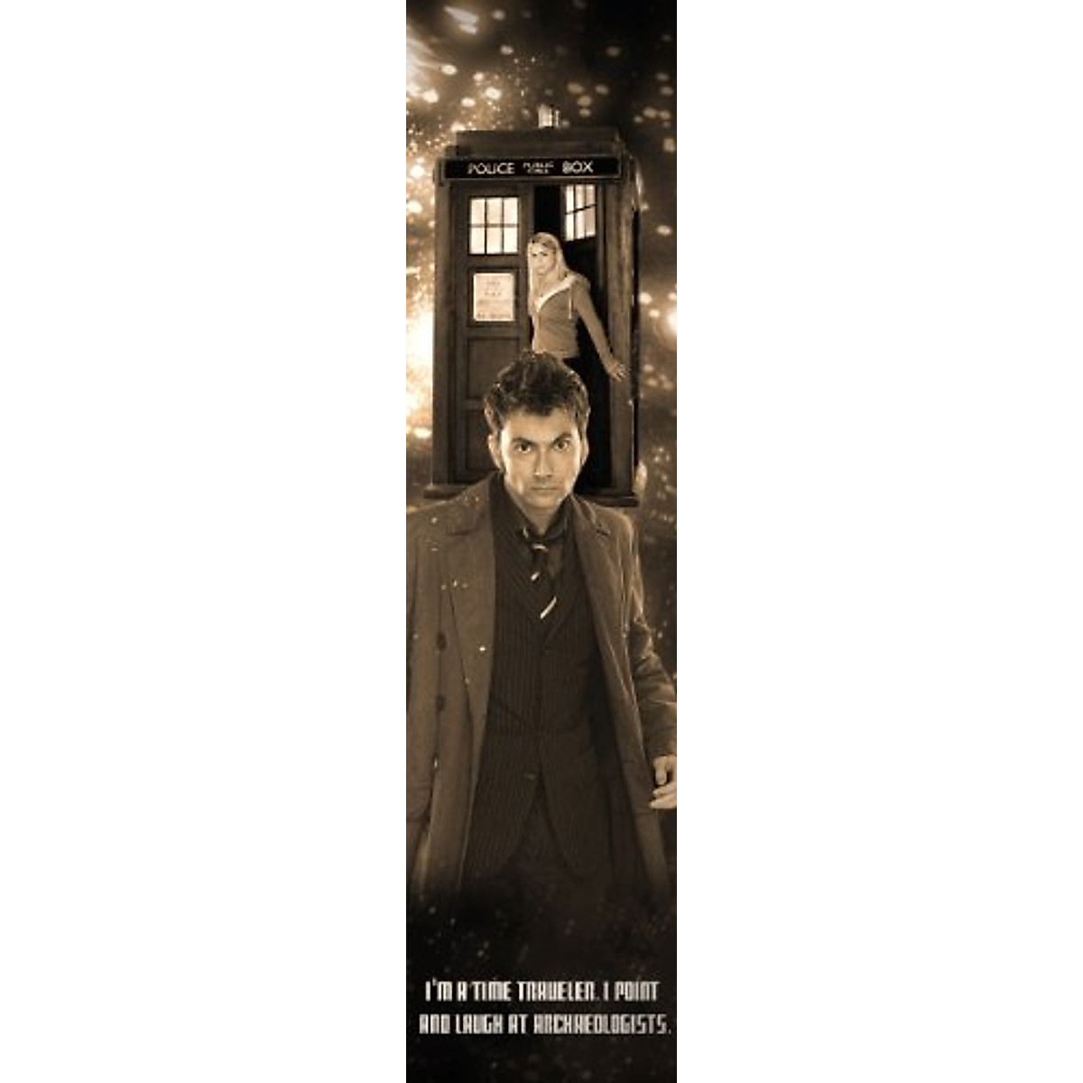 David Tennant Doctor Who Bookograph Metal Bookmark