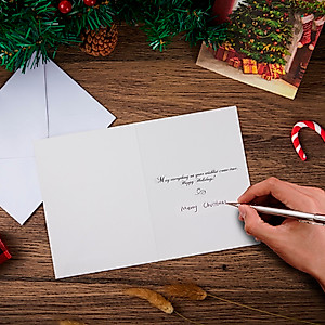 JOYIN 72 PCs Cute Merry Christmas Greeting Cards with Envelopes for Holiday Parties, Gift Giving, Winter Christmas Season, present Giving, Xmas Gifts Cards