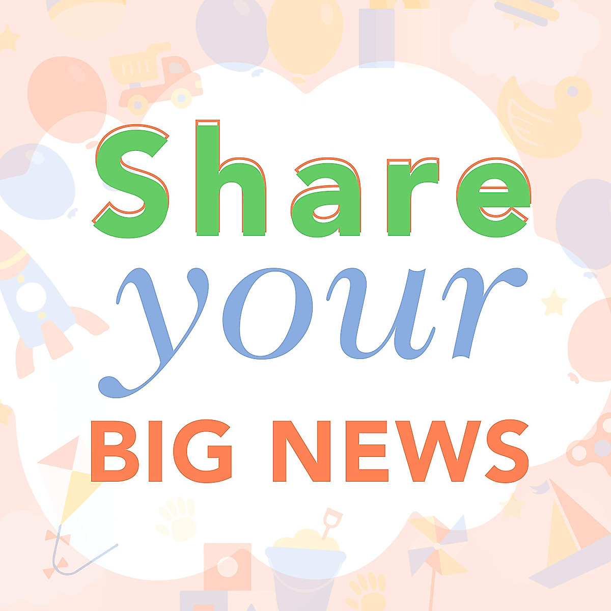 Greeting Pen Baby Pen- It's a Boy! Stork Baby Shower Favor/Birth Announcement Rotating Message 6 Pen Set 36005