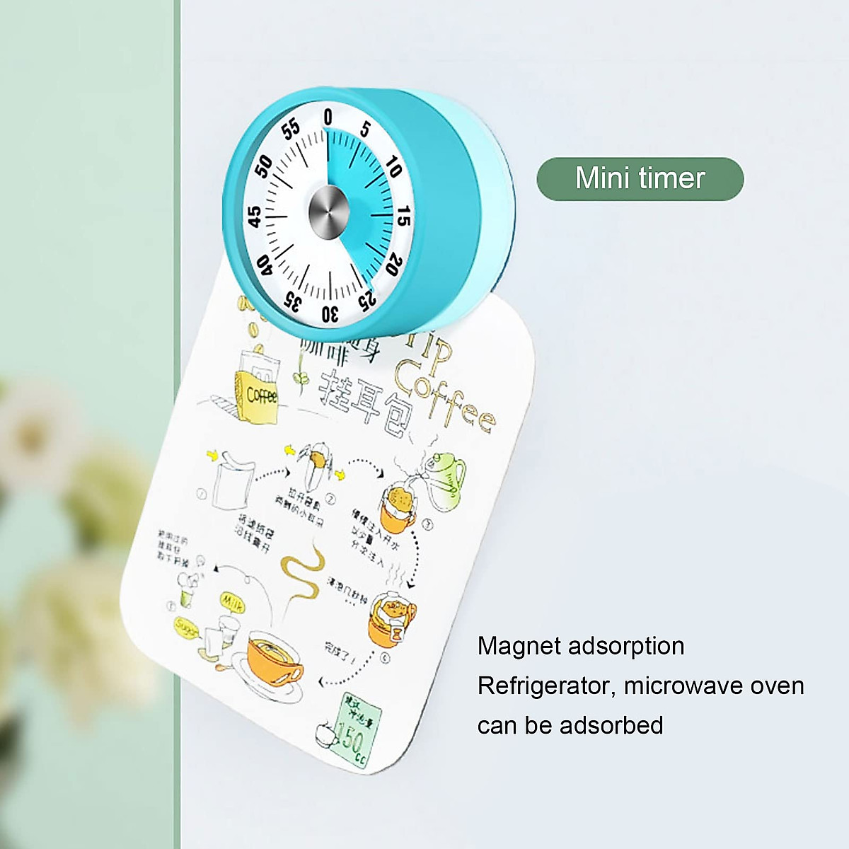 Stainless Steel Visual Timer Stainless Steel Kitchen Cooking Countdown Chef Modern Simple Stainless Steel Visual Timer