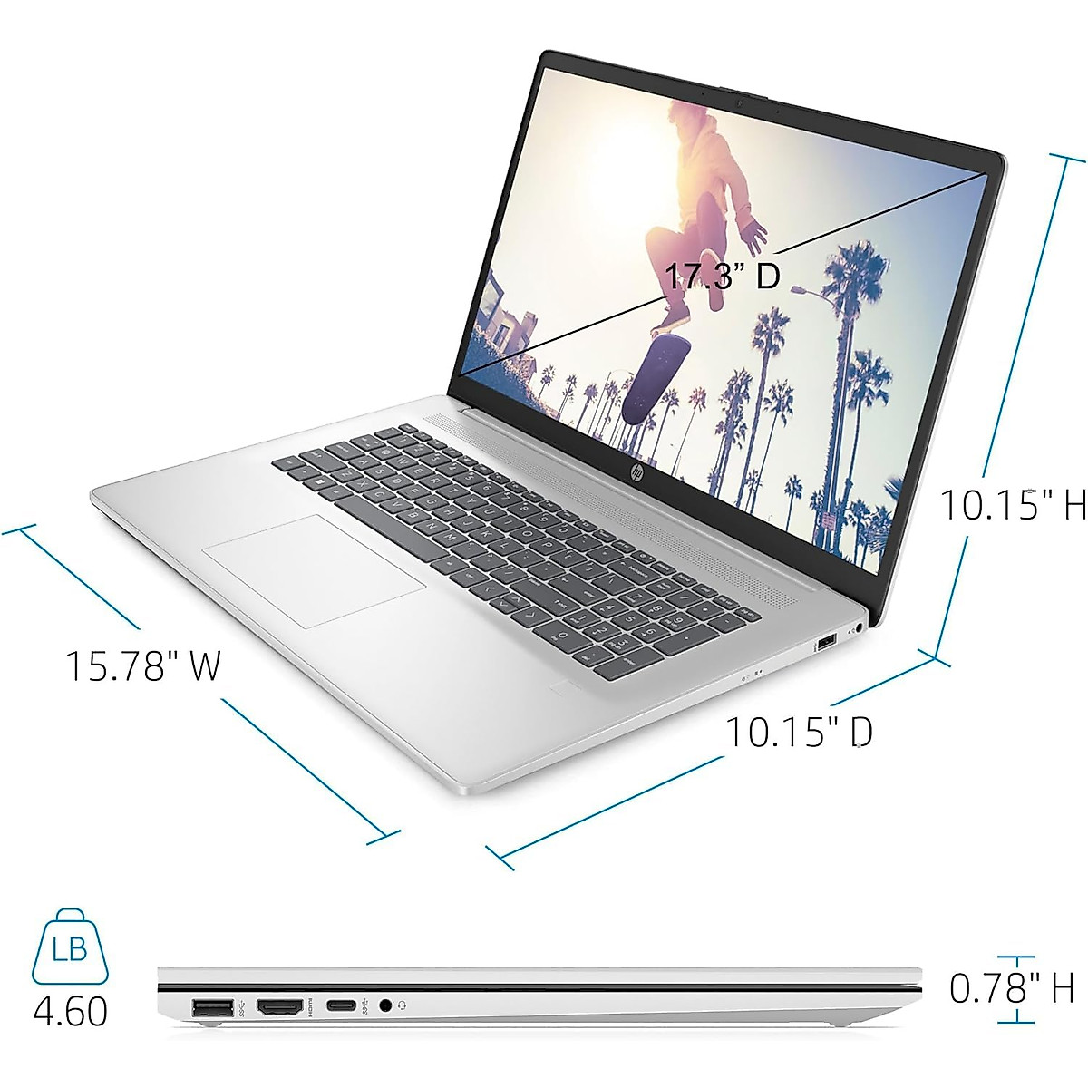 2022 Newest HP Premium 14-inch HD Laptop| Intel Celeron N4020 to 2.8GHz 8GB RAM 128GB(64GB SSD+ 64GB Card)| Webcam Bluetooth HDMI USB-C Wi-Fi| Win 11 S with 1 Year MS 365| LIONEYE Bundle| Rose Gold