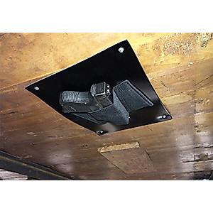Bluestone Safety Under The Desk Holster| Bedside Holster| Wall Mounted Tactical Gun Holster| Under The Desk Pistol Gun Holder| Fits Nearly Any Handgun