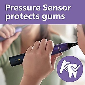 Philips Sonicare 9000 Special Edition Rechargeable Toothbrush, Black/Purple, HX9911/91