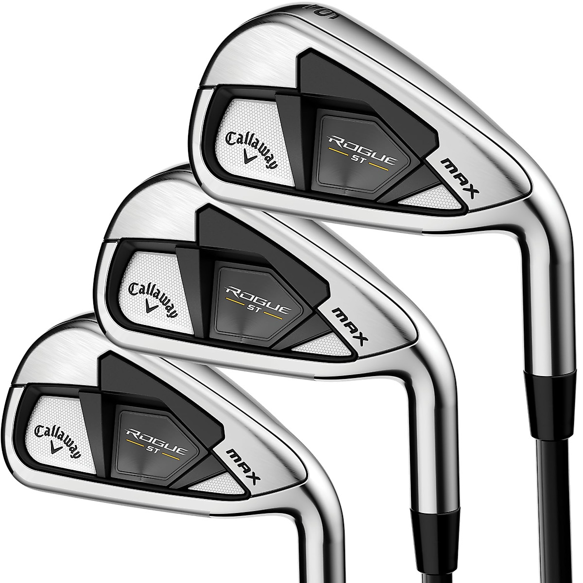 Callaway Golf Rogue ST Max Iron Set (Right Hand, Steel Shaft, Regular Flex, 6 Iron - PW, Set of 5 Clubs)