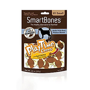 SmartBones DoubleTime Rolls and Playtime Chews, Treat Your Dog to a Rawahide-Free Chew Made with Real Meat and Vegetables