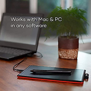 Wacom UCTL472K1A One Drawing Tablet, Small, For Windows PC and Mac (Renewed)