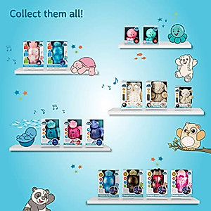 Cloud b Travel Soothing Sound Machine | Cuddly Stuffed Animal | 4 White Noise | Auto-Shutoff | Travel Sleep Sheep on the Go