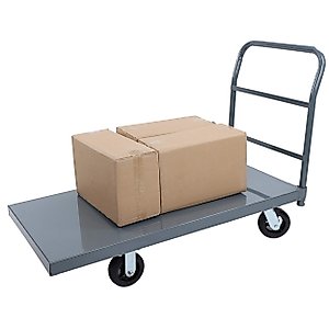 BISupply Flat Dolly Cart with Wheels Heavy Duty 24x48 Cart 1 Pack - 2000lb Capacity Flatbed Hand Truck