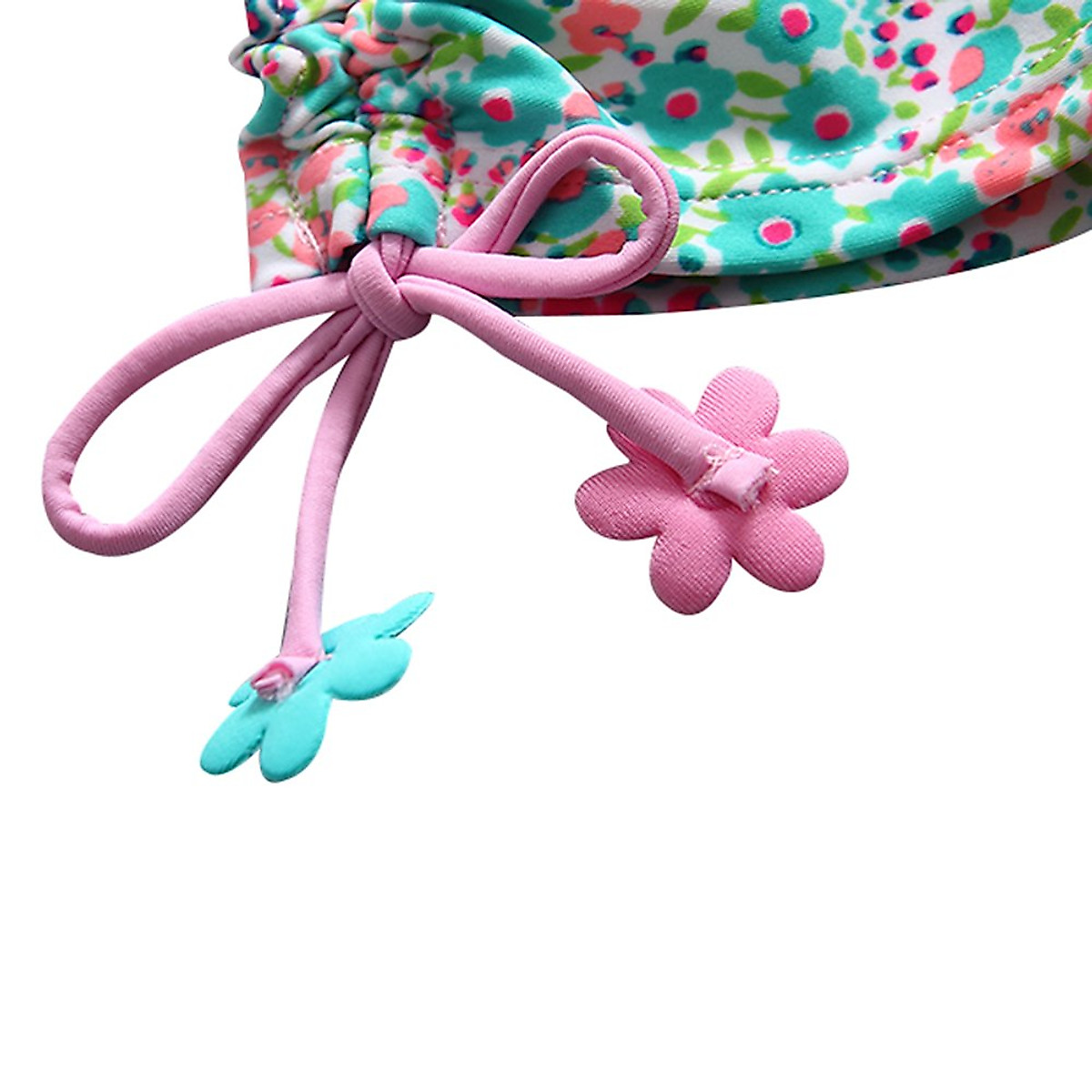 TAIYCYXGAN Baby Toddler Girls Long Sleeve Swimsuit Kids Two Pieces Rash Guard Sunsuit with Hat UPF 50+ UV Green 3-4T