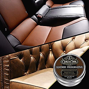 Since 1976, Leather Conditioner, Protector and Renovator (3.4 oz). The Best Waterproofing Leather Restorer for Boots, Shoes, Purses, Jackets, and Furniture to Preserve Your Leather Products Durably.