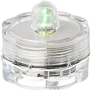 Bluedot Trading Submersible Tea Lights for Parties, Centerpieces, and Wedding Decorations / Valentine's day ~ Use Underwater ~ Battery-Operated LED Lights - Multi-Color, 10-Pack