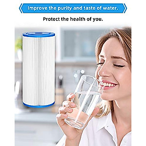 Fil-fresh 5 Micron 10" x 4.5" Whole House Water Filter Compatible with GE GXWH40L, FXHSC, Culligan R50-BBSA, Dupont WFHDC3001, W50PEHD (2 Pack)