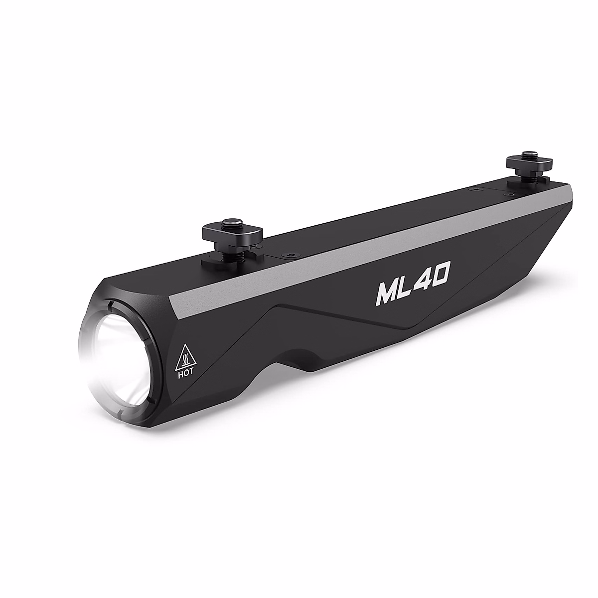 VOTATU ML40 1450 Lumens Weapon Light Compatible with M-Lok Rail Surface, Tactical Flashlight for Rifle, Strobe Function, Magnetic Rechargeable