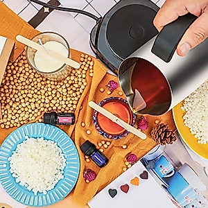 SAEUYVB Candle Making Kit,Candle Making Kit for Adults,Candle Making Supplies,Including Candle Melting Pot Candle Kit - DIY Starter Full Set Soy Candle Making Kit - Perfect Decoration for Family Life