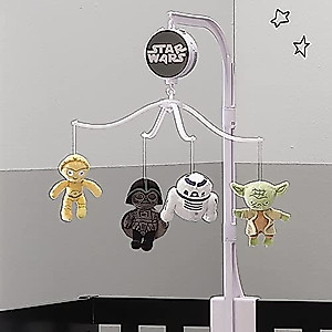 Lambs & Ivy Star Wars Classic Musical Baby Crib Mobile Soother Toy