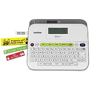 Brother BRT-PT-D400AD PT-D400AD Versatile Easy-to-Use Label Maker, 1" Height, 1" Wide, 1" Length