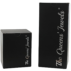 THE QUEENS' JEWELS Pearl Bouquet Jeweled Stemmed Wine Glass, 21 oz. - Unique Gift for Women, Birthday, Cute, Fun, Not Painted, Decorated, Bling, Bedazzled, Rhinestone