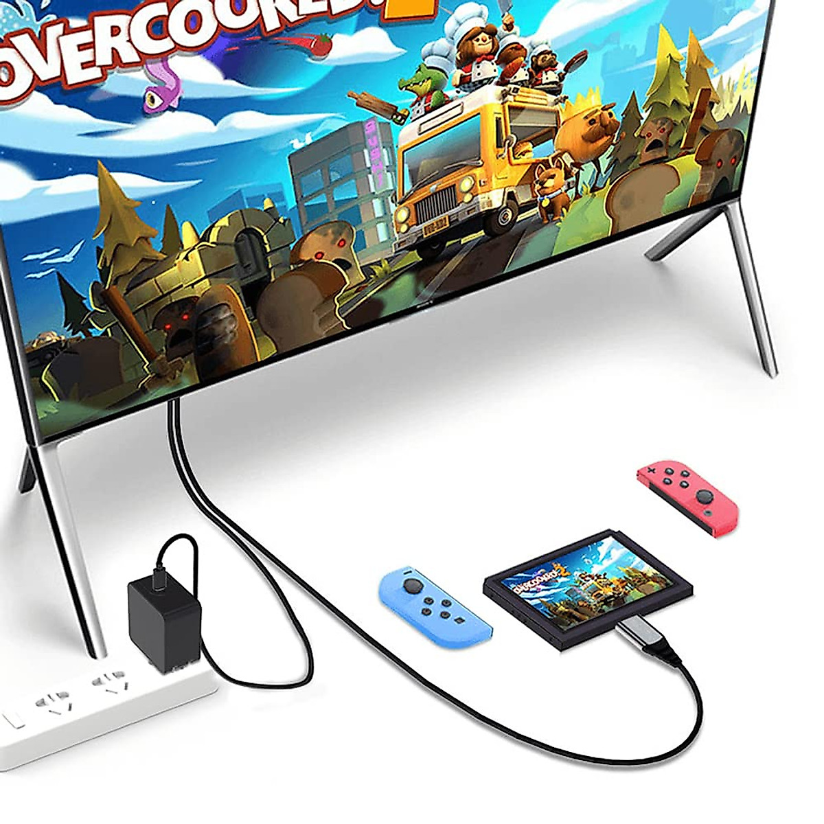 Brook Switch HDMI Cable - A Portable Dock and Charger Pack for Your Switch, Switch Dock Adapter to HDTV, Travel Lightly with Your Switch