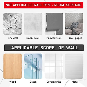 Gjinxi 8Pcs Shower Caddy Adhesive Replacement, Shower Shelf Adhesive No Drilling, Strong Adhesive Shower Hooks, Waterproof Shower Adhesive Strips for Shower Caddy Baskets, Kitchen Racks