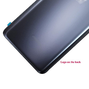 ubrokeifixit for OnePlus 7T Housing Rear Glass Back Door Cover Replacement/Adhesive for OnePlus 7T HD1900 HD1901 Dual SIM 6.55"(NOT for 7T Pro 6.67") (Silver(Back Glass Cover+Camera Lens))