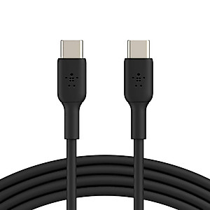 Belkin Boost Charge USB-C to USB-C Cable (USB Type-C Fast Charge Cable for Samsung, Pixel, iPad Pro and More) 2 m, Black