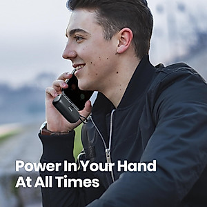 Sanag Portable Charger PD Fast Charging Mini Power Bank 5000mAh Charger with Built-in Cable Stand and LED Display Powerbank Compatible with iPhone 15/14/13/12 Pro Max Samsung Android Phones