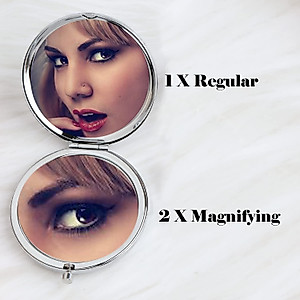 Lywjyb Birdgot Once Upon A Time Funny Cartoon Movie Pocket Mirror Hawaiian Trip Inspired Gifts for Women Girls (Once Upon Mirr)