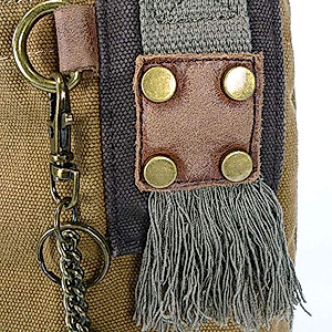 Chala Women Handbag Patch Crossbody - Daisy - Denim