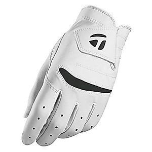 TaylorMade 2021 Status Jr. Glove, Left Hand, Large,White