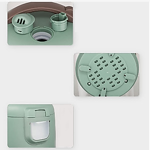 VINGVO Rice Cookers, One Touch Rice Cooker Nonstick Electric Rice Cooker Steamer with Measuring Cup and Rice Spoon, Multicooker for Cook Oatmeal, Stew, Grains, Soup, Quinoa, Cereal, Pasta (Green)