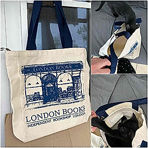 Lefe Liee canvas tote bag for women, tote bag aesthetic with zipper, cute small book tote, Portable Washable Grocery Shopping Gift Bag for Birthday Children's Day Teachers' Day