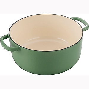 BALLARINI Bellamonte Cast Iron 6-qt Round Dutch Oven - Saggio Green