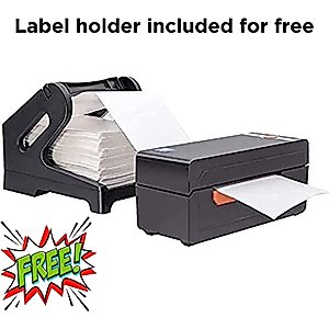 Beeprt BY426BT | High Speed Thermal Label Printer for 4X6 Labels | Bluetooth Enabled | Free Label Holder | Compatible with Windows, MacOS, Android and iOS Systems | 12 Month Free Replacement Warranty…